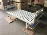 China Single function Medical Use Manual Hospital Bed One  Cranks Without Castors for sale