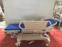 China PP Side Rails Transport Trolley Hospital Patient Transfer Emergency Stretcher Trolley for sale