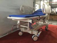 China PP Side Rails Transport Trolley Hospital Patient Transfer Emergency Stretcher Trolley for sale