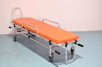 China Sponge Mattress non magnetic Ambulance Stretcher Patient Trolley Cart for sale