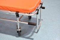 China Sponge Mattress non magnetic Ambulance Stretcher Patient Trolley Cart for sale