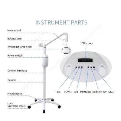 China White Tricolor Teeth Whitening Equipment LED Bleaching System for sale