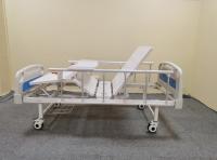China Two Cranks Electric Hospital Bed , Electric Patient Bed Stainless Bed Frame for sale