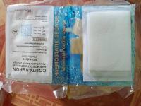 China Medical Disposable Absorbable Gelatin Hemostatic Sponge 70x50x10mm for sale