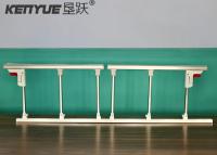 China White Double Switch Medical Bed Side Rail Hexapole Aluminum Alloy for sale