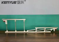 China White Double Switch Medical Bed Side Rail Hexapole Aluminum Alloy for sale
