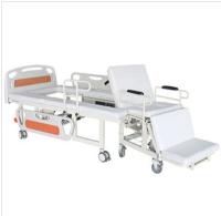 China Home Electric Nursing Bed With Bedpan Detachable Wheelchair White for sale