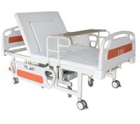 China Home Electric Nursing Bed With Bedpan Detachable Wheelchair White for sale