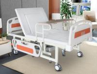 China Home Electric Nursing Bed With Bedpan Detachable Wheelchair White for sale