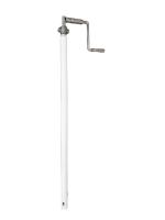 China Rocker White Metal Medical Crank Handle For Manual Hospital Bed for sale