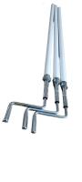China Rocker White Metal Medical Crank Handle For Manual Hospital Bed for sale