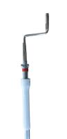 China Rocker White Metal Medical Crank Handle For Manual Hospital Bed for sale