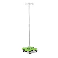 China Aluminum Material Medical IV Infusion Stand Three Color Mobile for sale