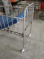 China Stainless Steel Material Infant Hospital Bed Medical for sale