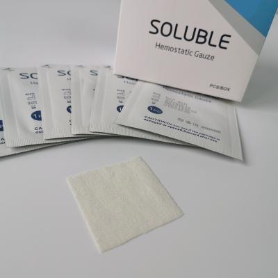 China Medical Hemostatic Gauze White Carboxymethyl Cellulose Material for sale