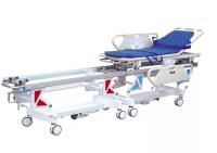 China Hospital ABS Emergency Stretcher Trolley Hydraulic Adjustable For Patient Transfer for sale