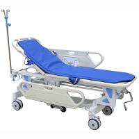 China Luxurious Hydraulic Emergency Stretcher Trolley For Hospital With Wheels for sale