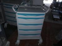 China Furniture Medical Medicine Emergency Anaesthetic Trolley Cart With Silent wheel for sale