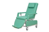 China Luxury comfortable hemodialysis chair electric model with 4 inch casters for sale