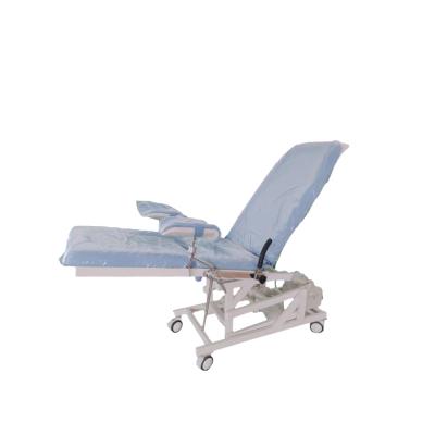 China Electric Obstetric Delivery Table Medical Blue Color for sale