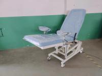 China Electric Obstetric Delivery Table Medical Blue Color for sale