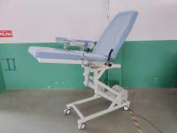 China Electric Obstetric Delivery Table Medical Blue Color for sale