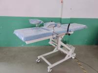 China Electric Obstetric Delivery Table Medical Blue Color for sale
