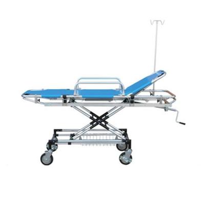 China Aluminum alloy material can lift hospital emergency stretcher car for sale