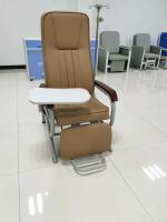 China Adjustable back IV chair blue brown with stainless steel frame for sale
