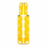 China Color Yellow Plastic Material Hospital Medical Special Scoop Stretcher for sale