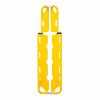 China Color Yellow Plastic Material Hospital Medical Special Scoop Stretcher for sale