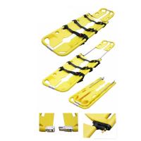 China Color Yellow Plastic Material Hospital Medical Special Scoop Stretcher for sale