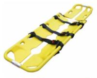 China Color Yellow Plastic Material Hospital Medical Special Scoop Stretcher for sale
