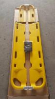 China Color Yellow Plastic Material Hospital Medical Special Scoop Stretcher for sale