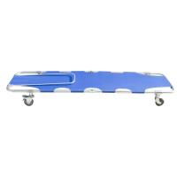 China Blue 600D, PVC coated Oxford cloth folding stretcher is easy to clean for sale