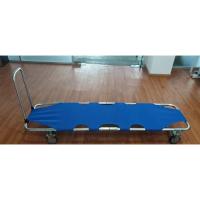 China Blue 600D, PVC coated Oxford cloth folding stretcher is easy to clean for sale