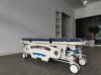 China Adjustable Height Adjustable Blue Hospital Emergency Transporter for sale