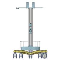 China Hospital furniture mobile trolley hospital special with five wheels for sale