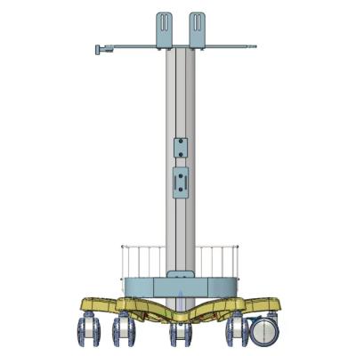 China Hospital furniture mobile trolley hospital special with five wheels for sale