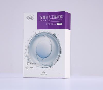 China Aspheric Optical Design Foldable Intraocular Lens Artificial Lens For Cataract Surgery for sale