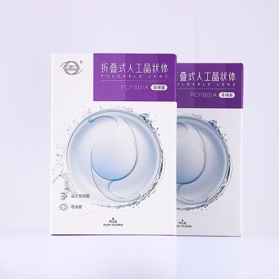 China Power Range -10 to 37D Hydrophilic Intraocular Lens With Refractive Index 1.47 Diameter 6.0 mm Engineered for Vision Correction for sale