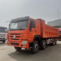 China 40 ton 12 tyres Howo 8X4 336HP 371HP 420 HP Second Hand Tipper Truck with Consumption for sale