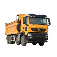 China construction machine howo used 8x4 tipper trucks in Ghana Heavy truck Steering Left for sale
