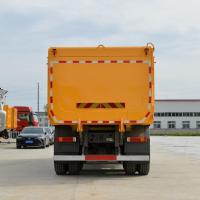 China construction machine howo used 8x4 tipper trucks in Ghana Heavy truck Steering Left for sale