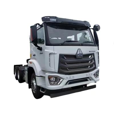 China Powerful Cummins 400hp Left Hand Drive 10 Tyres 6x4 Sinotruk Hohan Head Tractor Truck for sale