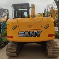 China Sany 8 Ton Excavator Second Hand Digger 0-2000 Working Hours Machine Weight 7280 KG for sale