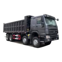 China Sinotruck 8*4 371hp Dump Truck Cargo Tank Length 5.3-6.2M Multimedia System Included for sale