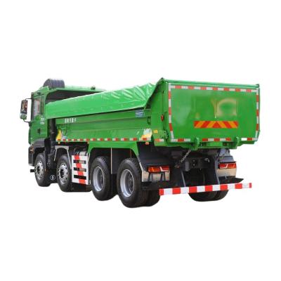 China Shacman F3000 8x4 Tipper Dump Truck in Tanzania Manual Window and Dimensions L x W x H for sale