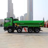 China Shacman F3000 8x4 Tipper Dump Truck in Tanzania Manual Window and Dimensions L x W x H for sale