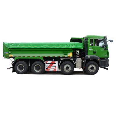 China Man 16 X2 Rear Axle 8x4 Tipper Truck for Engineering Transportation Self-Discharging for sale